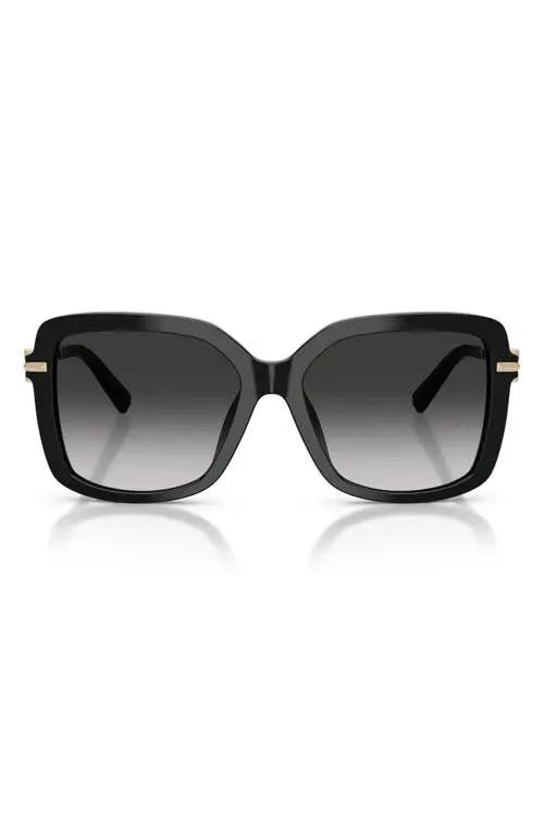 Tiffany & Co. Square Frame Sunglasses - Black/gray Gradient