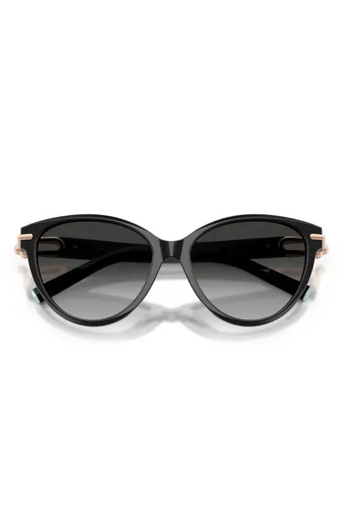 Tiffany & Co. Cat Eye Sunglasses - Black/grey Gradient
