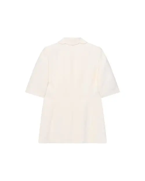Mint Velvet Scallop Front Short Sleeve Blazer