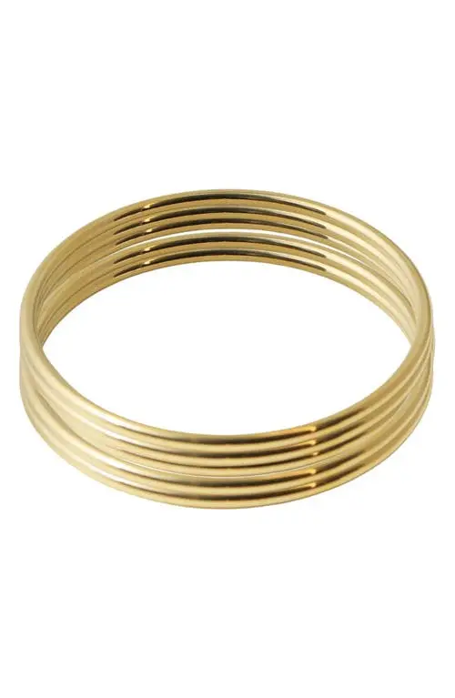 THE M JEWELERS The Heirloom Set Of 5 Bangles - Gold
