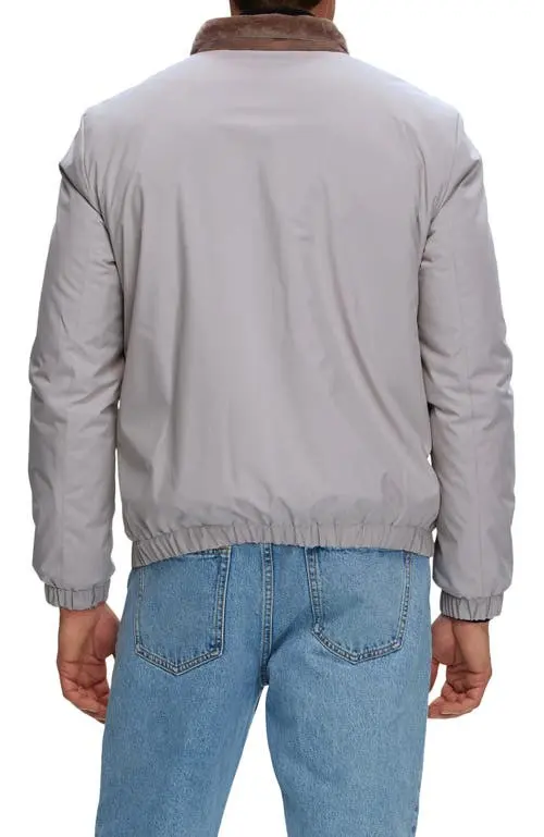 Gorski Genuine Shearling Lined Jacket - Light Beige