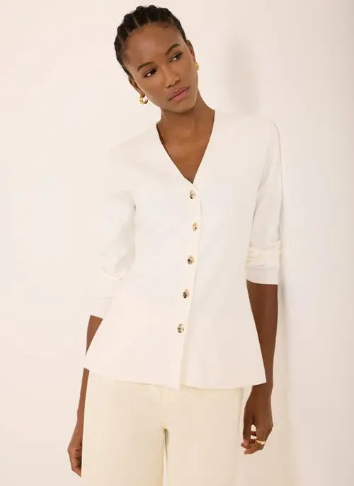 Mint Velvet V-neck Longline Cardigan