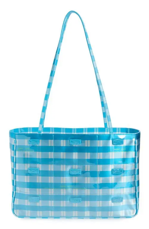 Sandy Liang Windowpane Check Tote