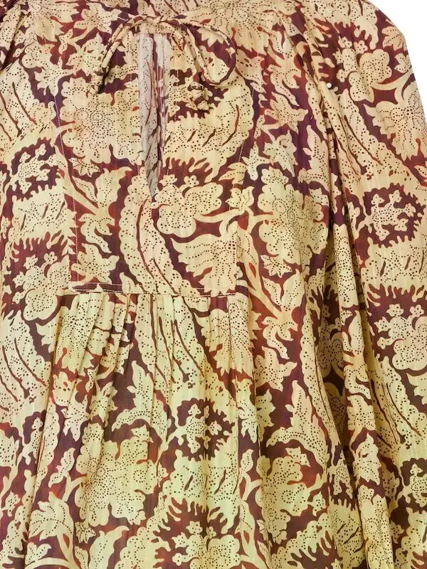 Ulla Johnson Floral Print Ruffled Blouse