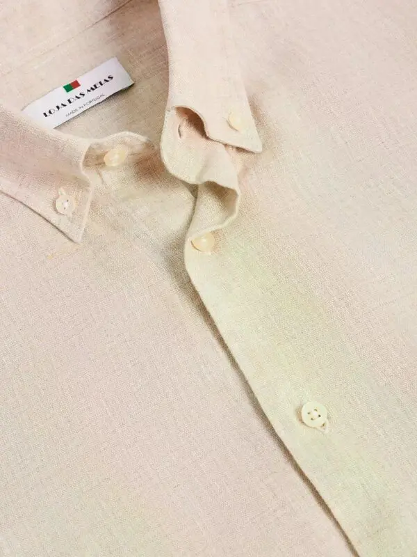 LOJA DAS MEIAS Button-down Collar Long-sleeve Shirt - Neutrals
