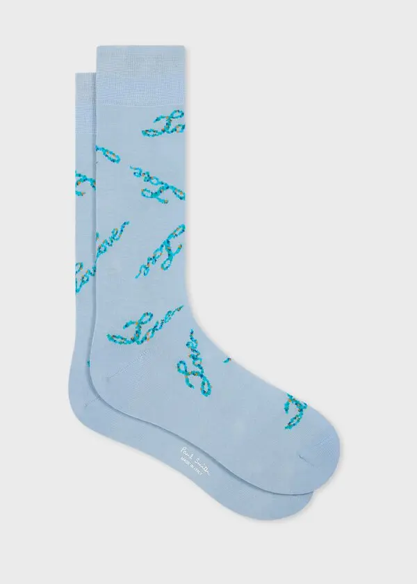 Paul Smith Sky Love Socks