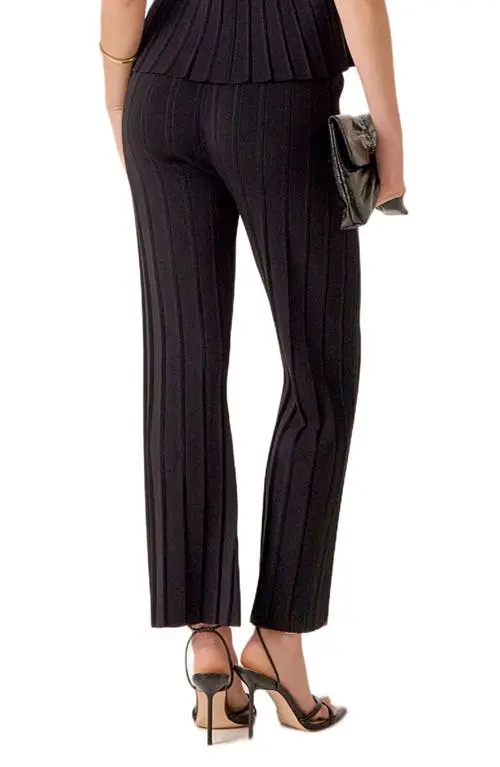 MARSY Ribbed Sweater Pants - Black