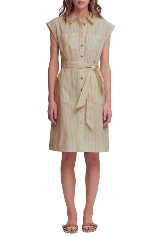 Boden Belted Shirt Dress With Short Sleeves