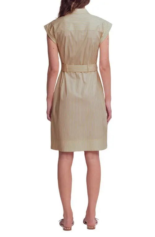 Boden Belted Shirt Dress With Short Sleeves
