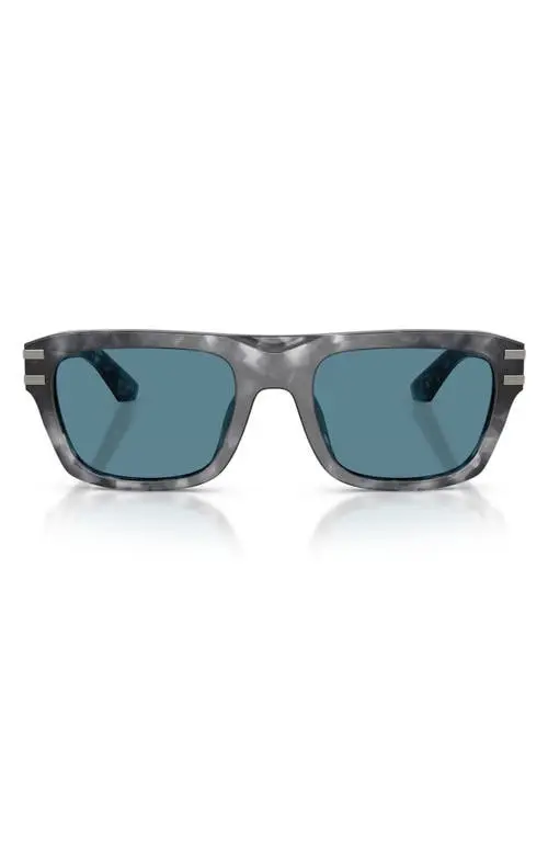 Dolce & Gabbana Rectangular Full Rim Sunglasses - Grey Havana/grey