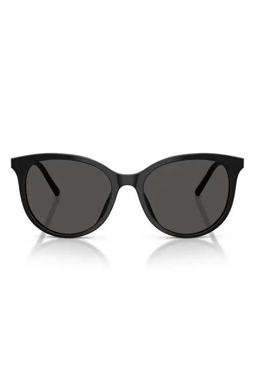 Dolce & Gabbana Phantos Silhouette Acetate Sunglasses - Black/dark Grey