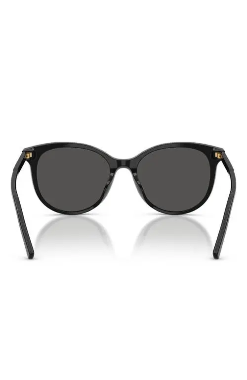 Dolce & Gabbana Phantos Silhouette Acetate Sunglasses - Black/dark Grey