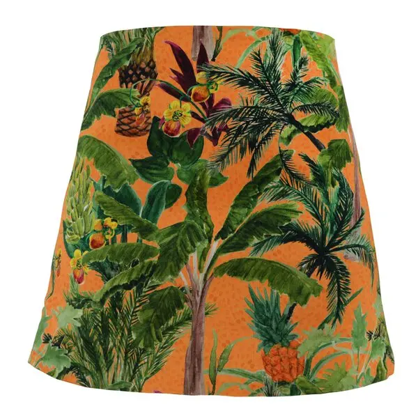 MY PAIR OF JEANS High Waist Flared Mini Skirt