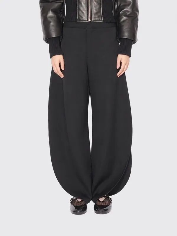 Alaïa Wide-leg Pants - Black