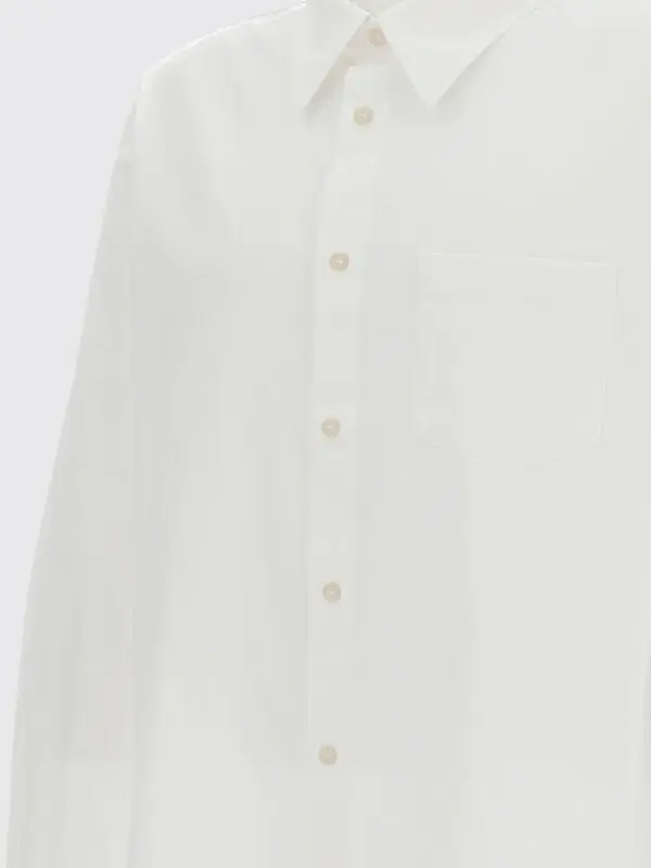 A.p.c. Long Sleeve Collared Shirt With Pocket