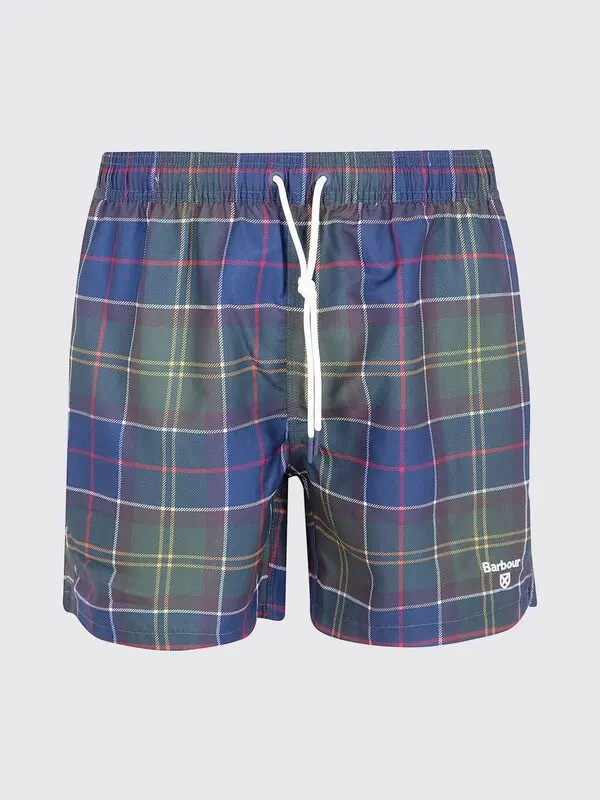 Barbour Plaid Swim Shorts - Green