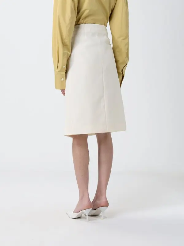 AMI Paris Virgin Wool Wrap Skirt