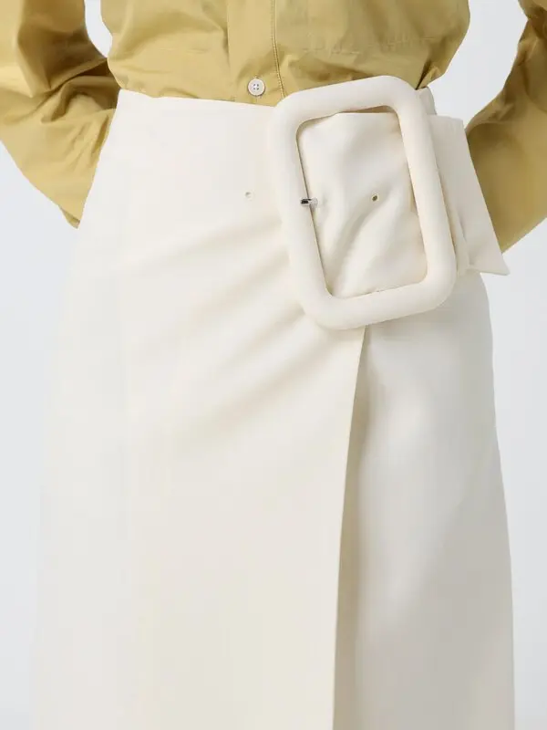 AMI Paris Virgin Wool Wrap Skirt