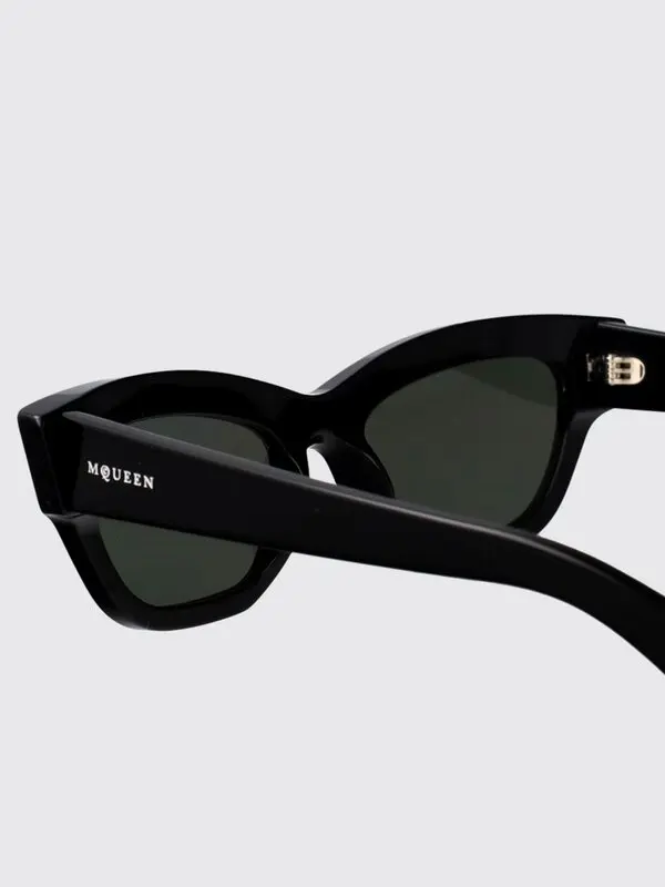 Alexander McQueen Acetate Cat-eye Sunglasses With Lettering Logo