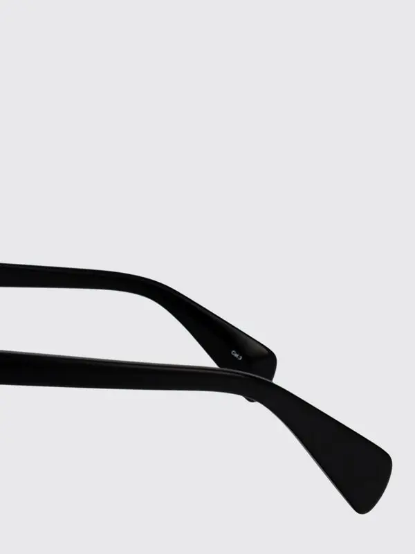 Alexander McQueen Square Acetate Sunglasses With Engraved Logo - Black