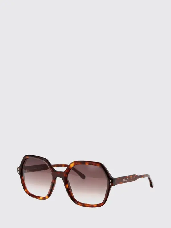 Isabel Marant Étoile Acetate Tortoiseshell Pattern Sunglasses - Brown