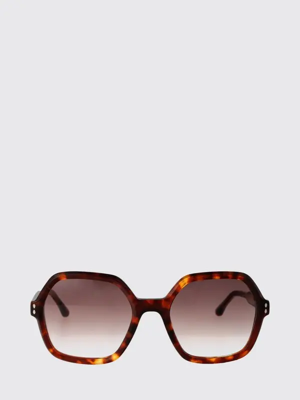 Isabel Marant Étoile Acetate Tortoiseshell Pattern Sunglasses - Brown