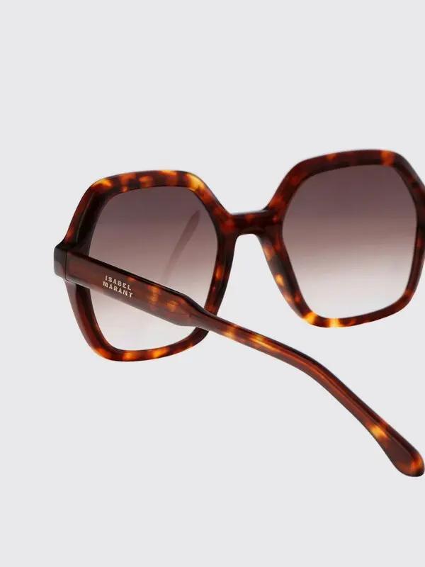 Isabel Marant Étoile Acetate Tortoiseshell Pattern Sunglasses - Brown