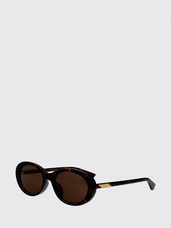Bottega Veneta Oval Frame Sunglasses - Brown