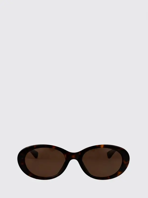 Bottega Veneta Oval Frame Sunglasses - Brown