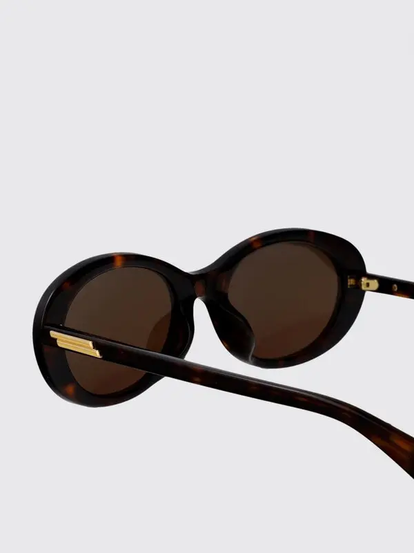 Bottega Veneta Oval Frame Sunglasses - Brown