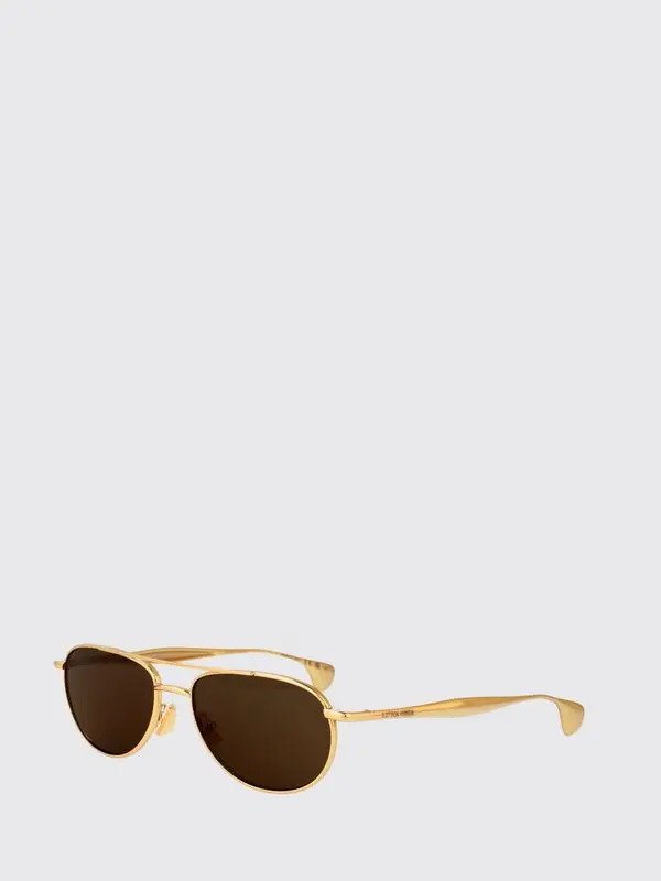 Bottega Veneta Metal Aviator Sunglasses - Gold