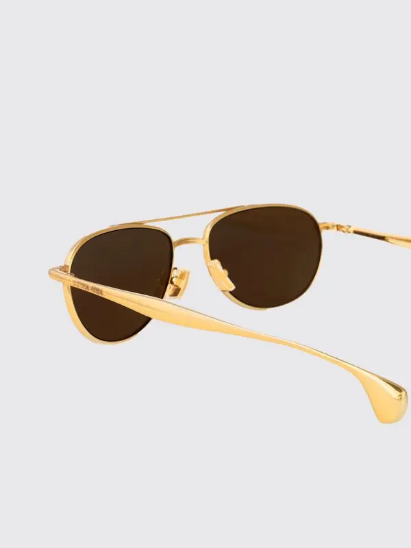 Bottega Veneta Metal Aviator Sunglasses