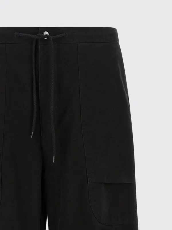 ENTIRE STUDIOS Cotton Drawstring Trousers - Black 1