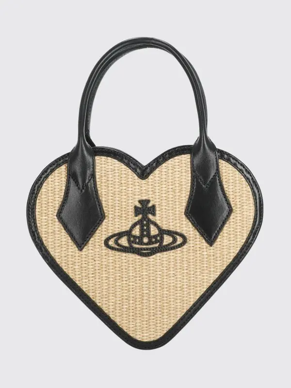 VIVIENNE WESTWOOD Bag In Raffia And Leather