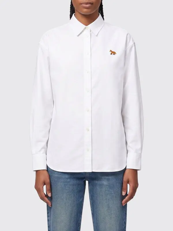 Maison Kitsuné Embroidered Fox Shirt