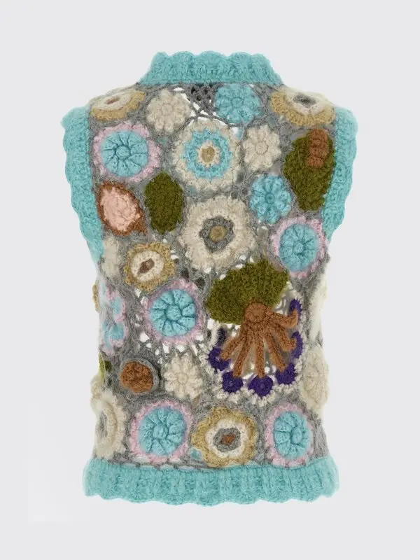 GANNI Crocheted Waistcoat