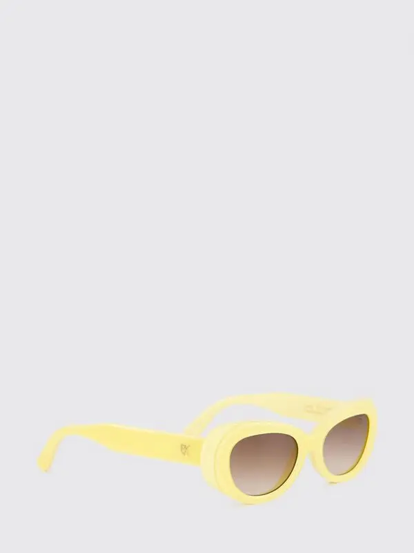 EMMANUELLE KHANH Oval Sunglasses - Yellow