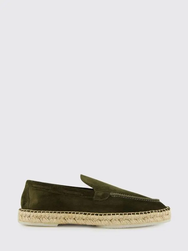 AURELIEN Seaside Suede Espadrilles - Olive