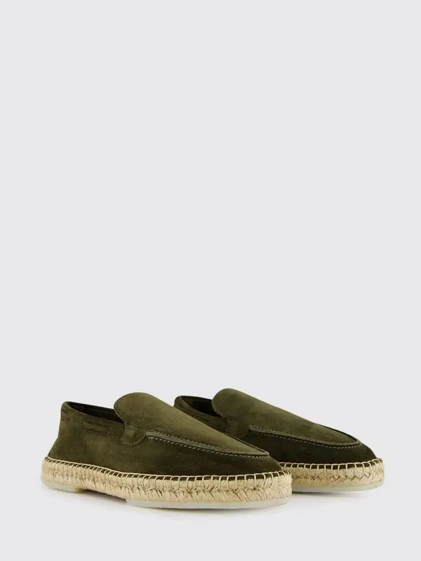 AURELIEN Seaside Suede Espadrilles - Olive