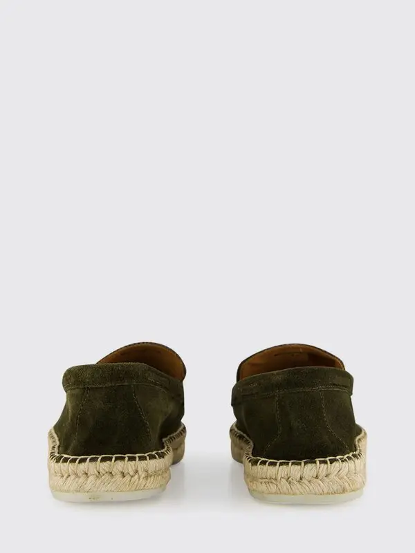 AURELIEN Seaside Suede Espadrilles - Olive