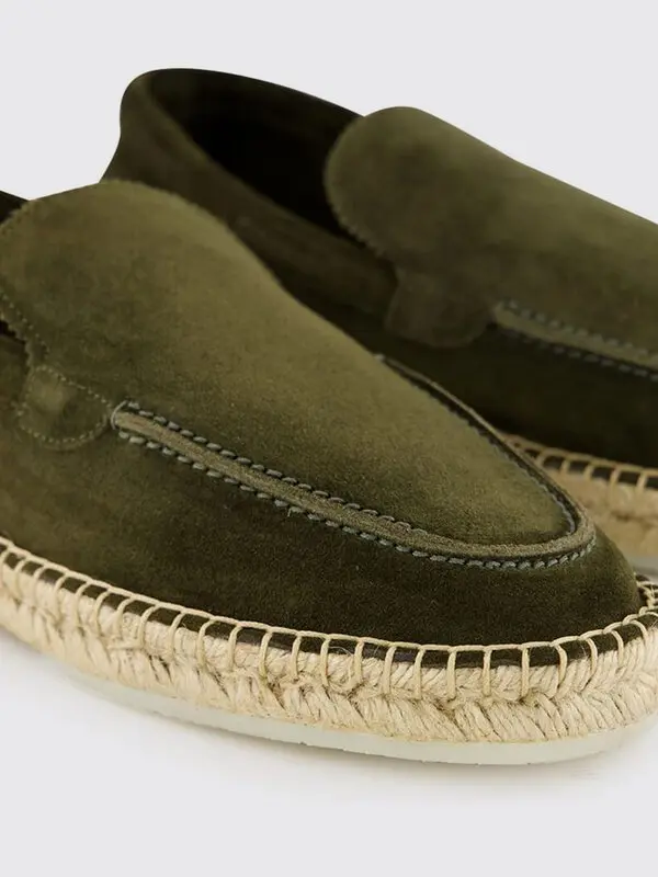AURELIEN Seaside Suede Espadrilles - Olive