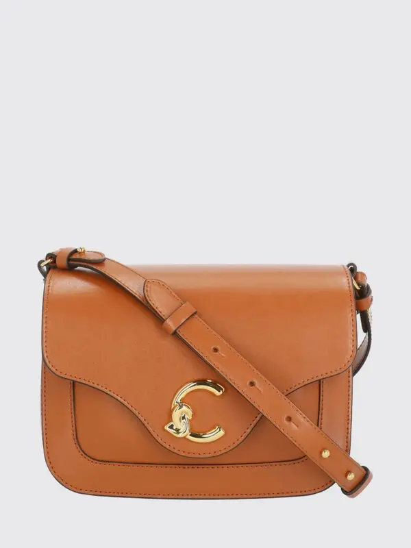 COCCINELLE C-me Leather Crossbody Bag - Orange