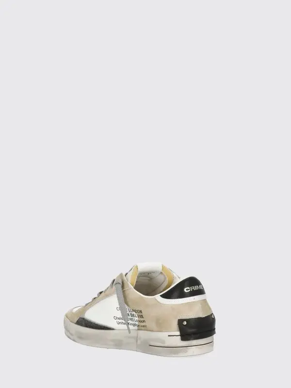 CRIME LONDON Sk8 Deluxe Used Leather Sneakers