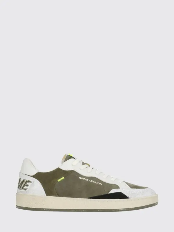 CRIME LONDON Chelsea Suede Sneakers - Green