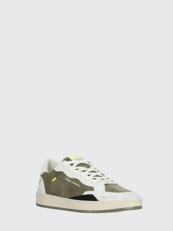 CRIME LONDON Chelsea Suede Sneakers - Green