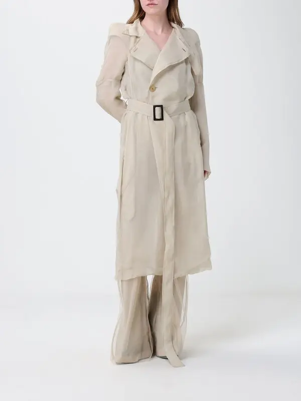 Rick Owens Maria Silk Trench Coat