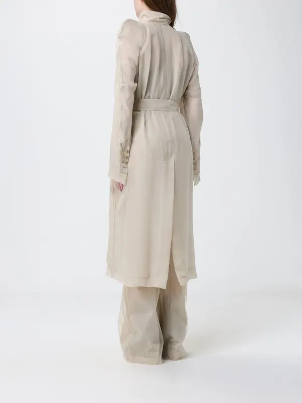 Rick Owens Maria Silk Trench Coat