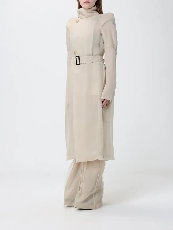 Rick Owens Maria Silk Trench Coat