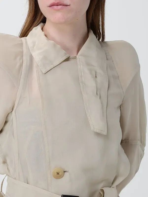 Rick Owens Maria Silk Trench Coat