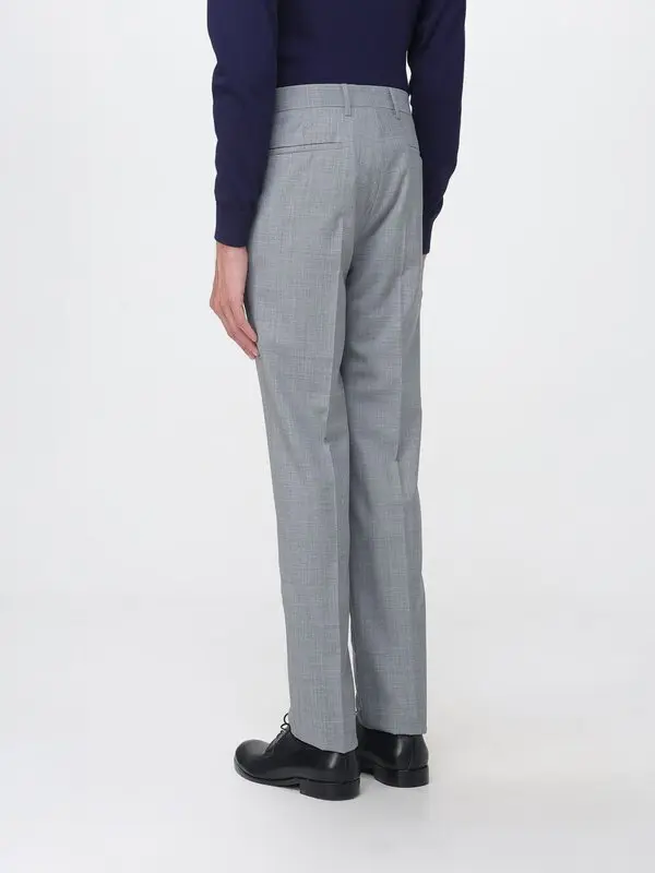 Brunello Cucinelli Virgin Wool Tailored Trousers - Grey